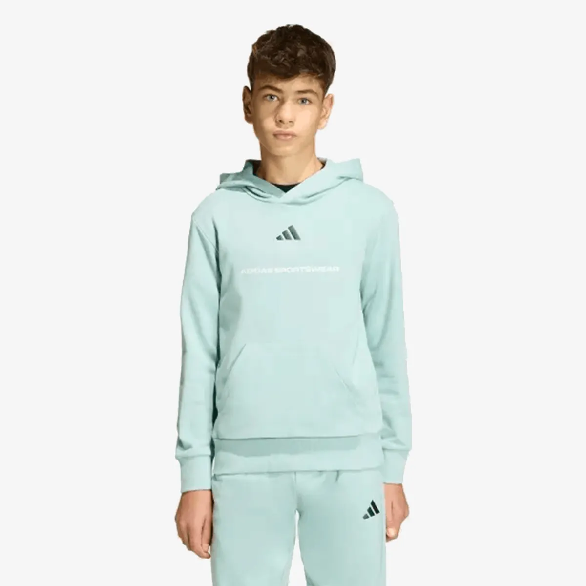 adidas Slogan Fleece Hoodie | Sport Vision